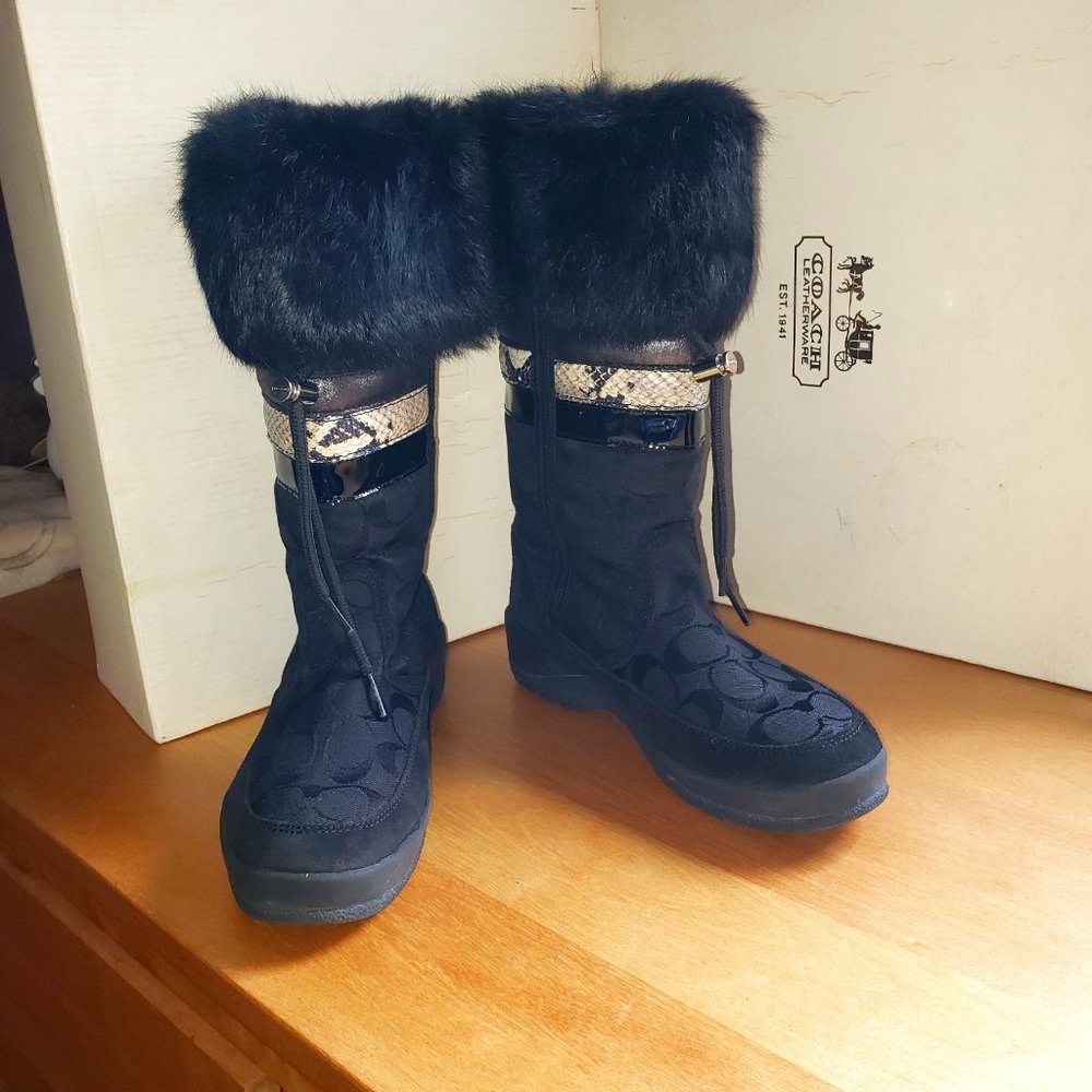 Coach Lorna Signature C Boots 6.5m - Gem